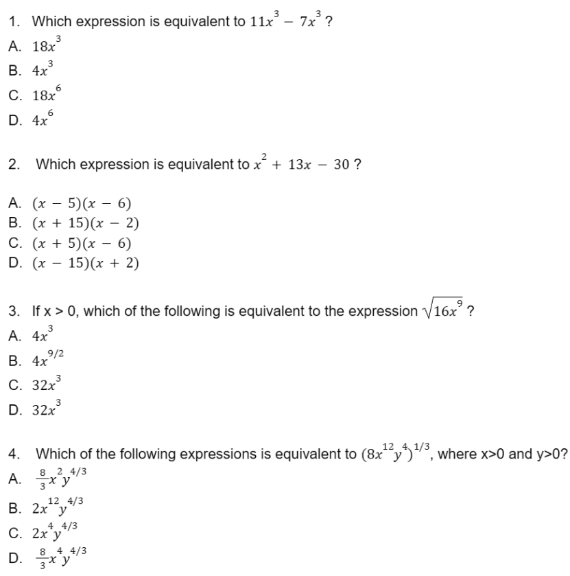 SAT Desmos Series Part 1: Equivalent Expressions - Mindfish Test Prep ...